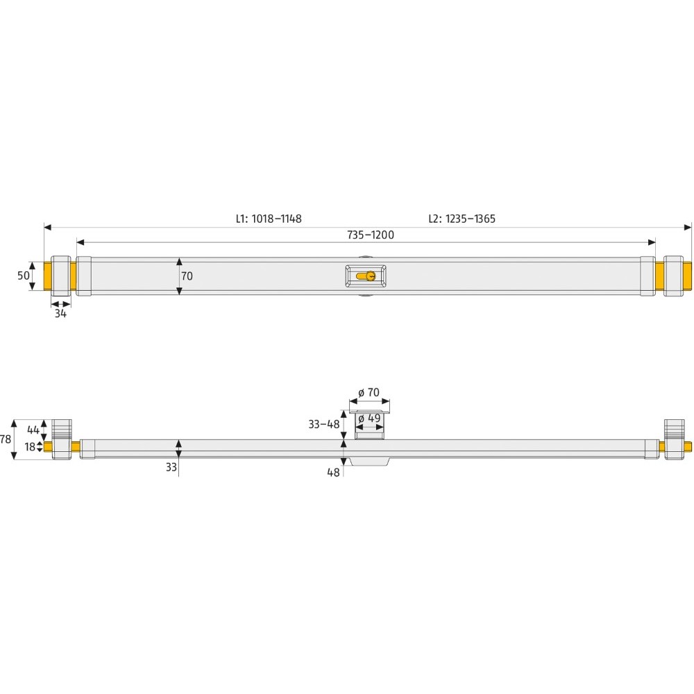 ABUS Panzerriegel PR2800 - Panzerriegel - Türzusatzsicherung - Sicherheitstechnik Shop