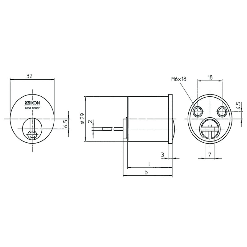 IKON TK5 Außenzylinder - Profilzylinder - Schlösser - Sicherheitstechnik Shop
