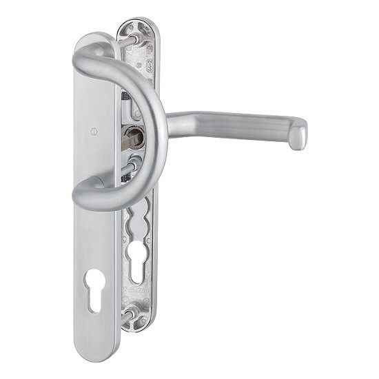 HOPPE Liverpool Profiltür-Langschildbeschlag - Stoßgriff Edelstahl ...