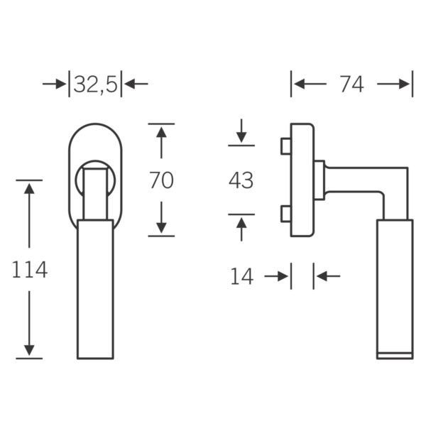 FSB Fenstergriff 1102 - abschließbar - Fenstergriffe - Beschläge ...