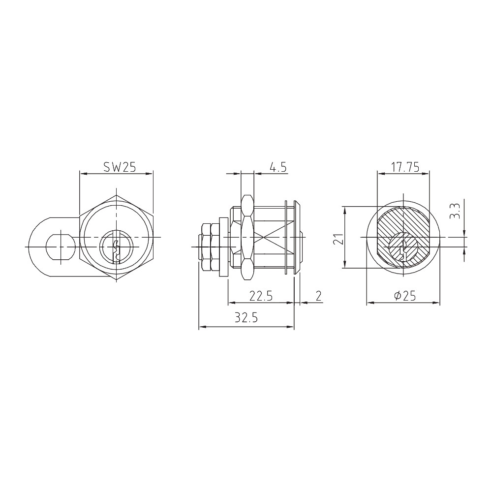 CES Hebelzylinder 5256 - Hebelzylinder - Schlösser - Sicherheitstechnik ...