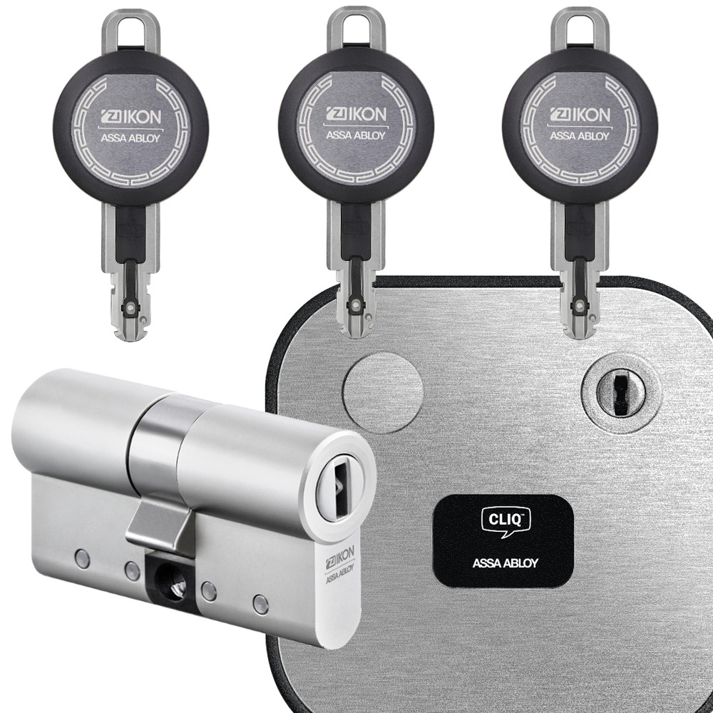 ASSA ABLOY CLIQ Go Doppelzylinder Starter-Set Professional - Digitale Schließzylinder ...