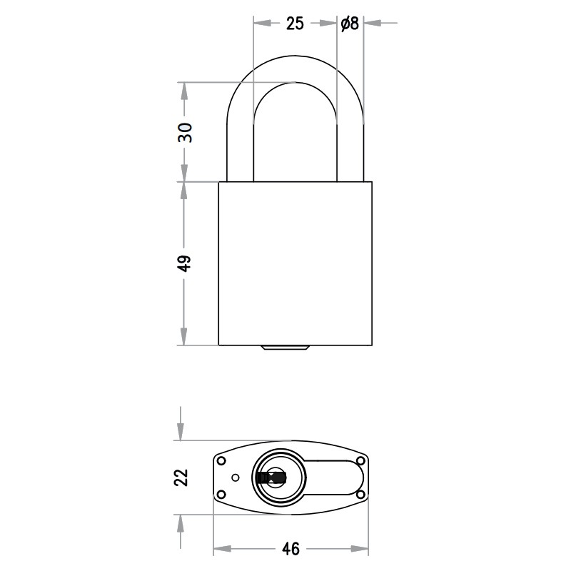 EVVA ICS Vorhangschloss HPM - Vorhangschlösser - Schlösser ...