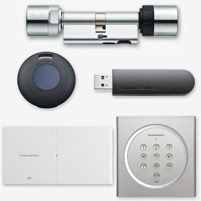 SimonsVoss MobileKey Starter-Paket ONLINE inkl. DoorMonitoring 3 ...