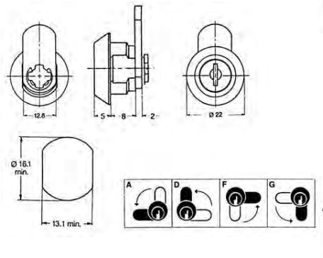 Euro-Locks Hebelzylinder X 29